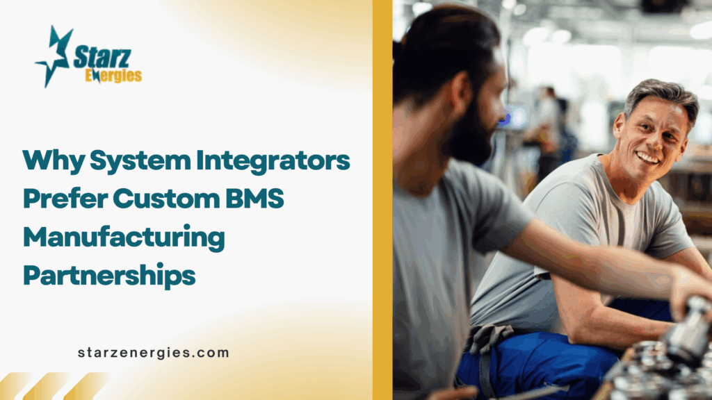 Custom BMS Manufacturing for System Integrators